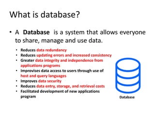 Reviewing basic concepts of relational database | PDF