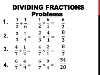 Reviewing fractions power point | PPTX