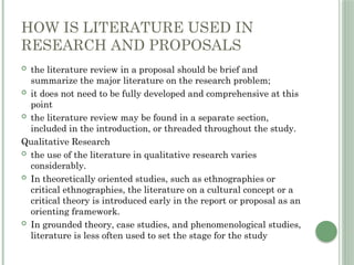 Comprehensive Guide to Conducting a Literature Review in Research | PPTX