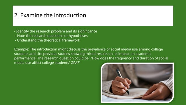 Reviewing Research Paper: Introduction to Process | PPT