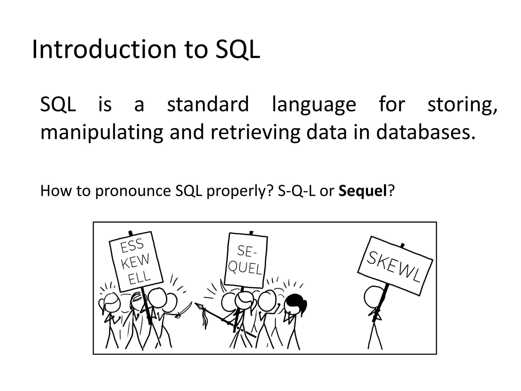 Reviewing SQL Concepts | PPT