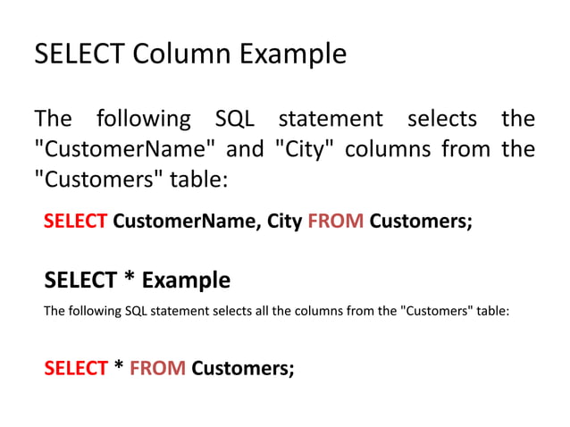 Reviewing SQL Concepts | PPT