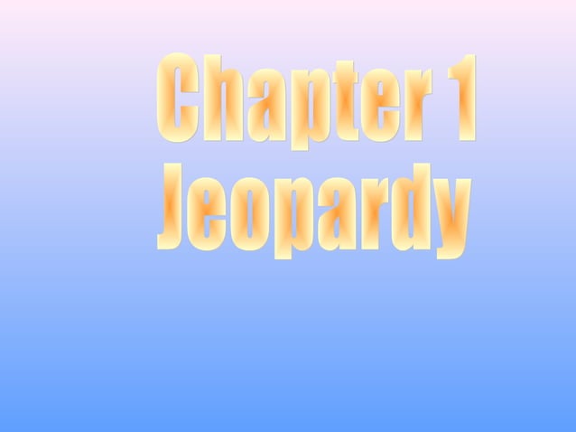 Reviewjeopardychapter1 | PPT | Computing | Technology & Computing