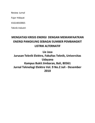 Review jurnal 2 | DOCX
