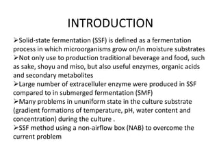 Review Jurnal Solid-State Fermentation Teknik NAB | PPTX