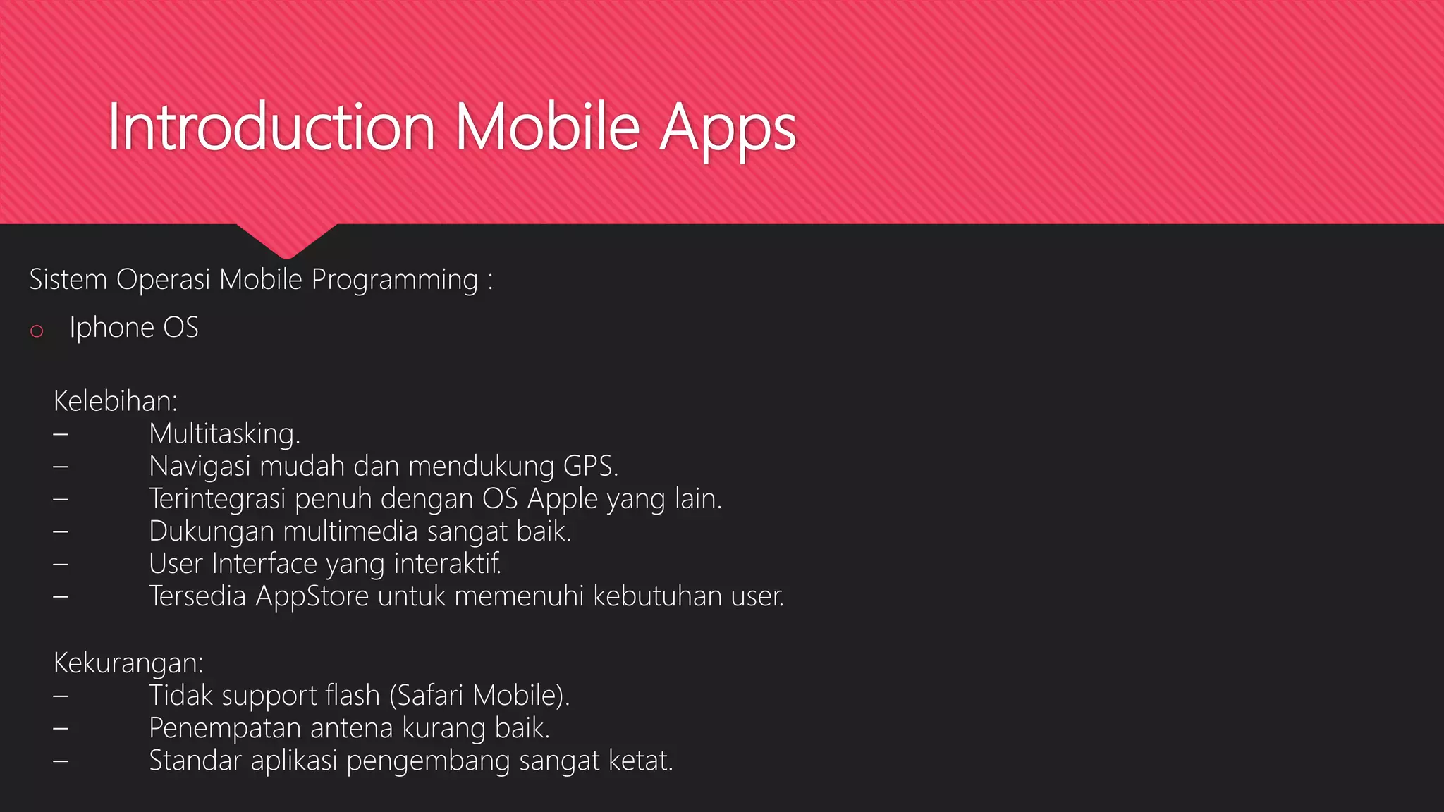 Introduction Mobile Apps | PPTX