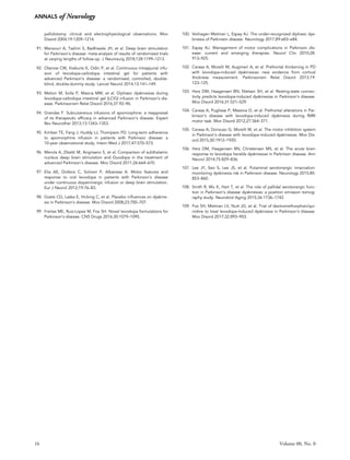 Levodopa-Induced Dyskinesia in Parkinson Disease: Current and Evolving ...