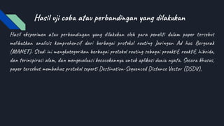 A Review of Mobile Ad Hoc Network Manet Protocol | PPT