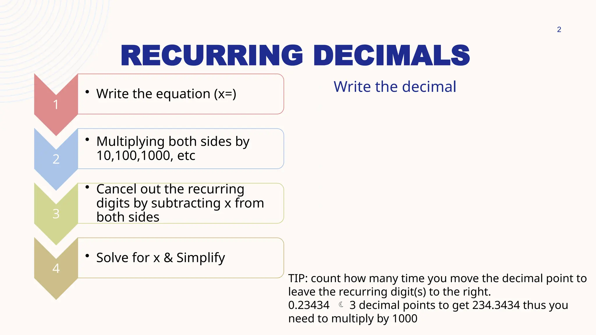 Review Math Quadratic Equations through Quadratic Formula | PPT