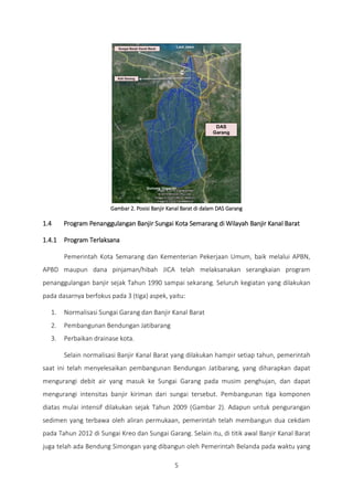 Review Normalisasi dan Pembangunan Banjir Kanal Barat Kota Semarang | PDF