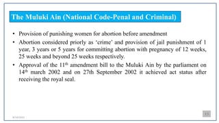 Review of Abortion Act of Nepal.pptx