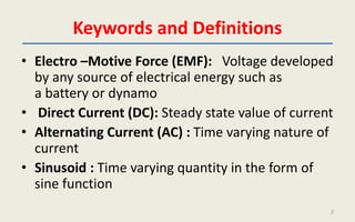 Review of ac fundamentals | PPT
