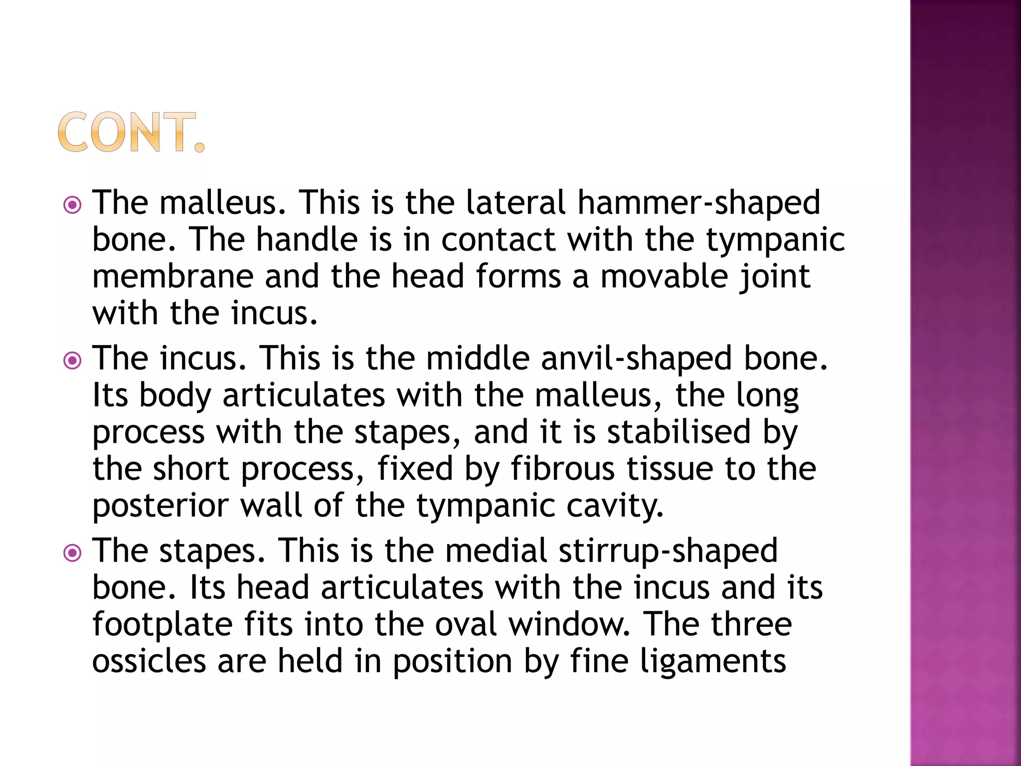 Review of anatomy and physiology of the ear | PPTX