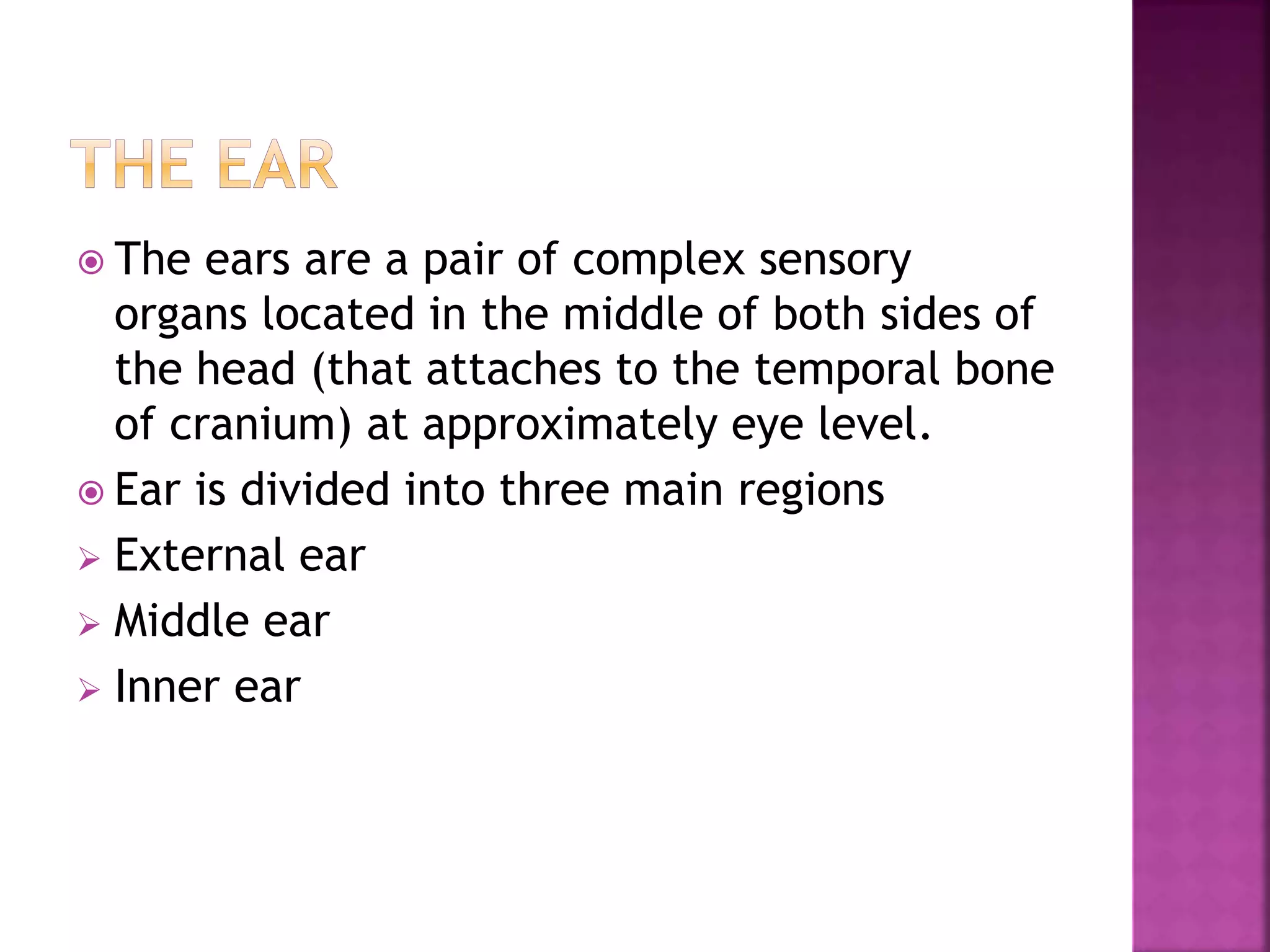 Review of anatomy and physiology of the ear | PPTX
