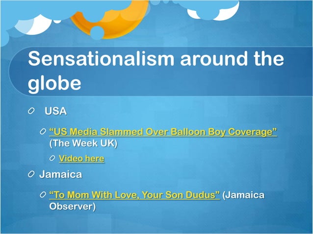 Sensationalism in the Media | PPTX