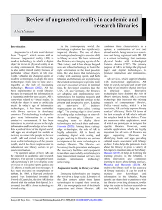 Review of Augmented Reality in Academic and Research Libraries.pdf