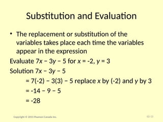 Review of Basic Algebra for an introduction | PPTX