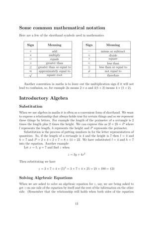 Review of basic maths | PDF
