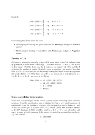 Review of basic maths | PDF