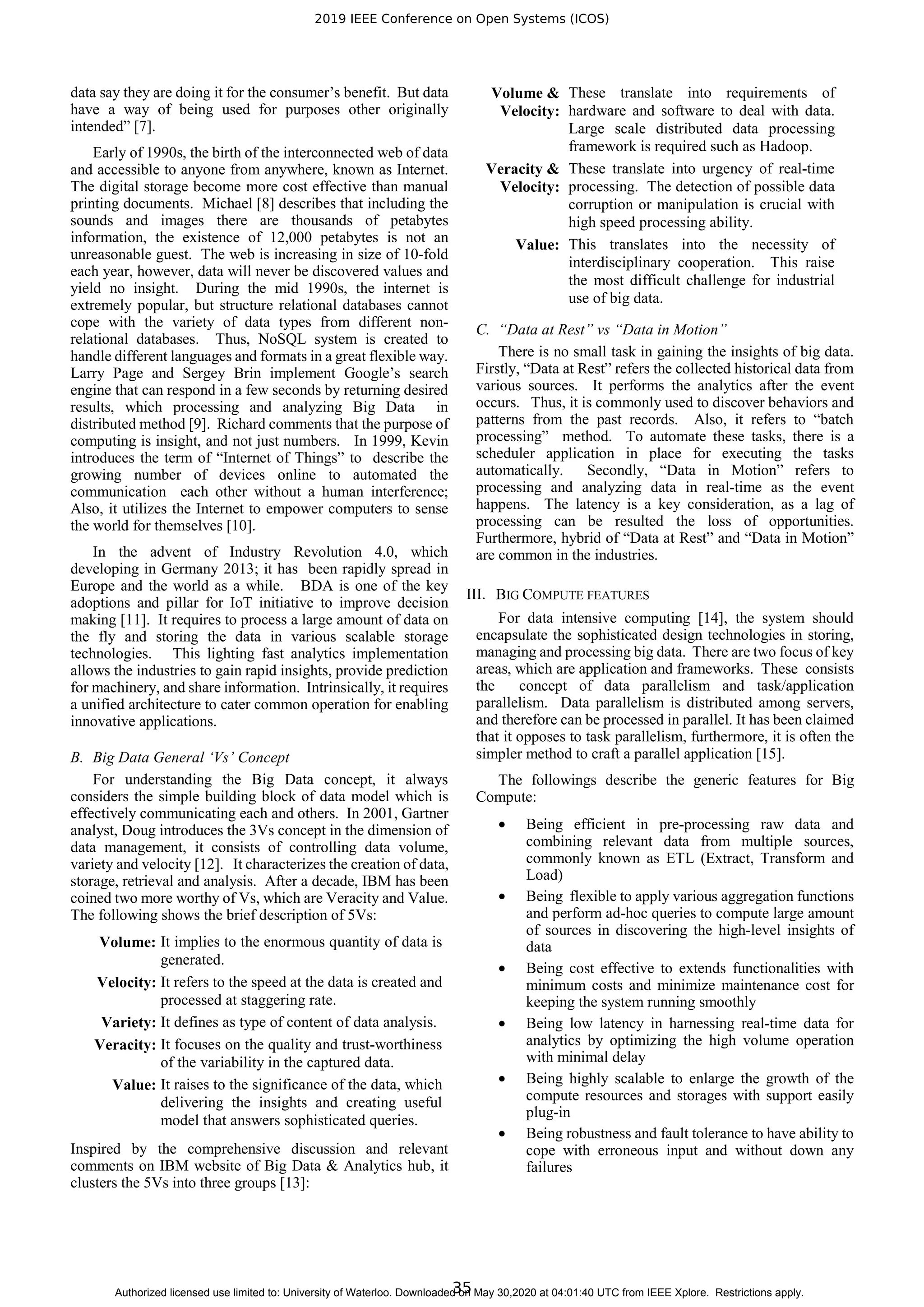 Review of big data analytics (bda) architecture trends and analysis | PDF