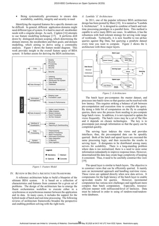Review of big data analytics (bda) architecture trends and analysis | PDF