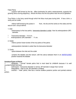 Review Of Concepts And Intrapartal Handout Mcn | DOC