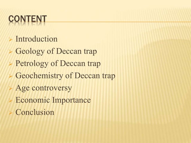 Review of deccan trap in Malwa region | PPTX | Commodities | Economy
