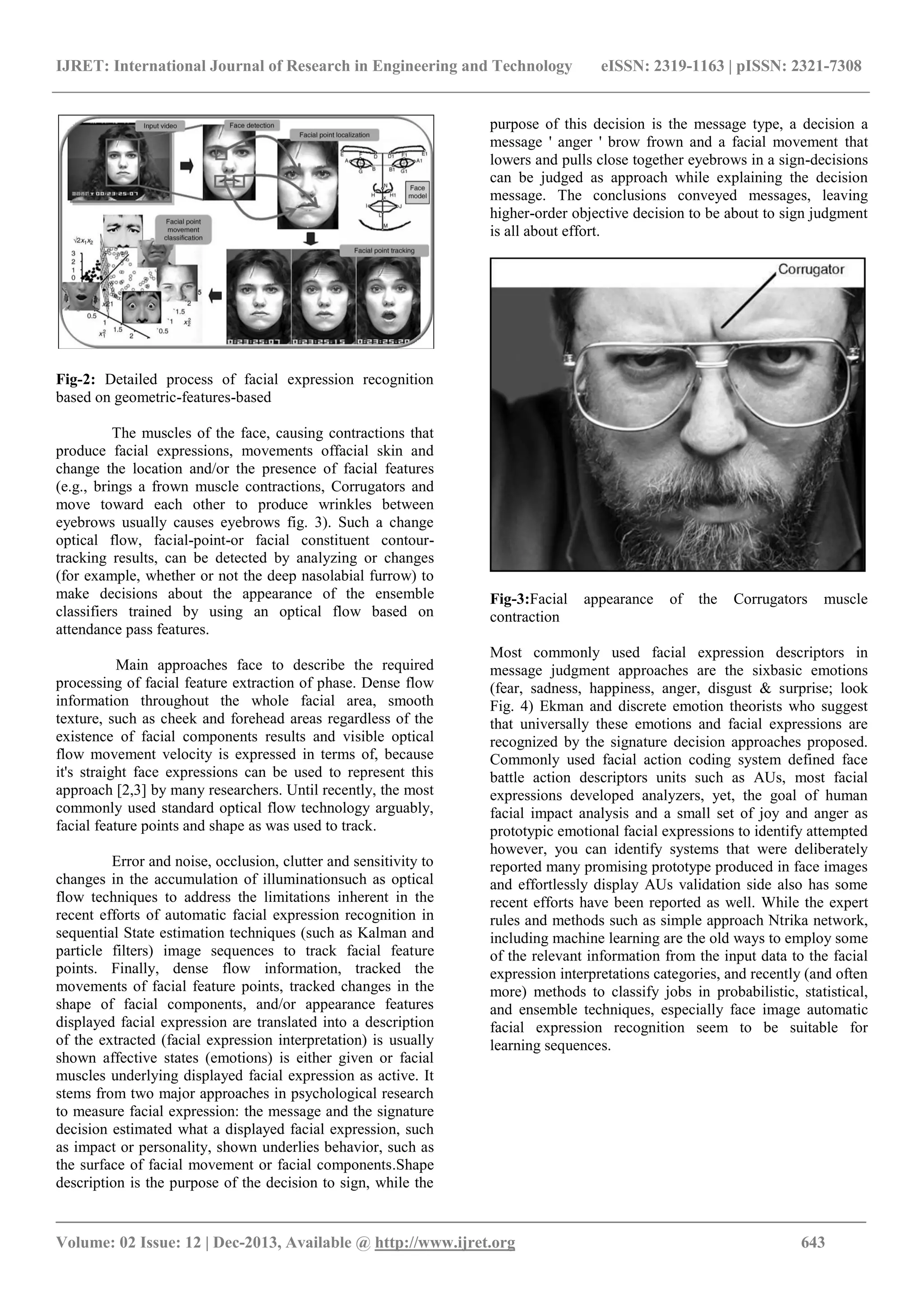 Review Of Facial Expression Recognition System And Used Datasets Pdf
