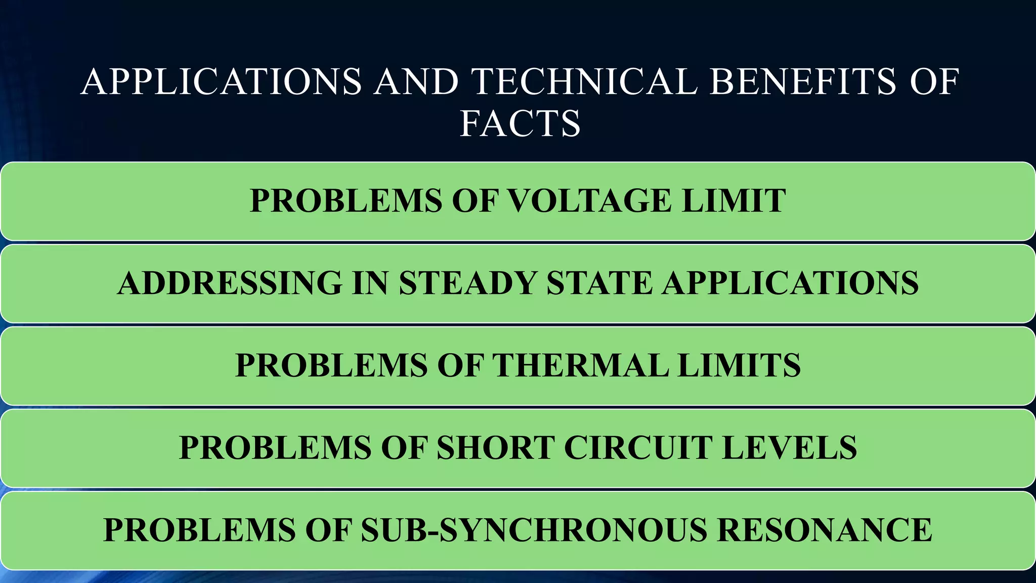 Review of facts devices and reactive power compensation | PPTX