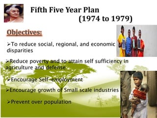 Review of five year plan of india | PPTX
