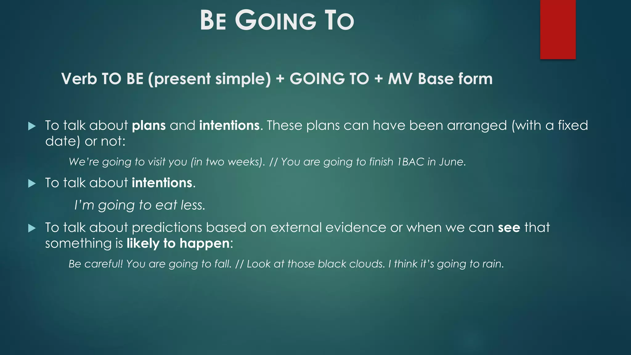 Review of future tenses. adl | PDF