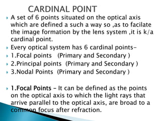 Review of geometric optics | PPTX