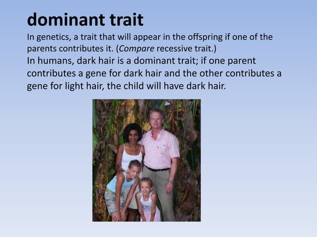 Review of human traits | PPT