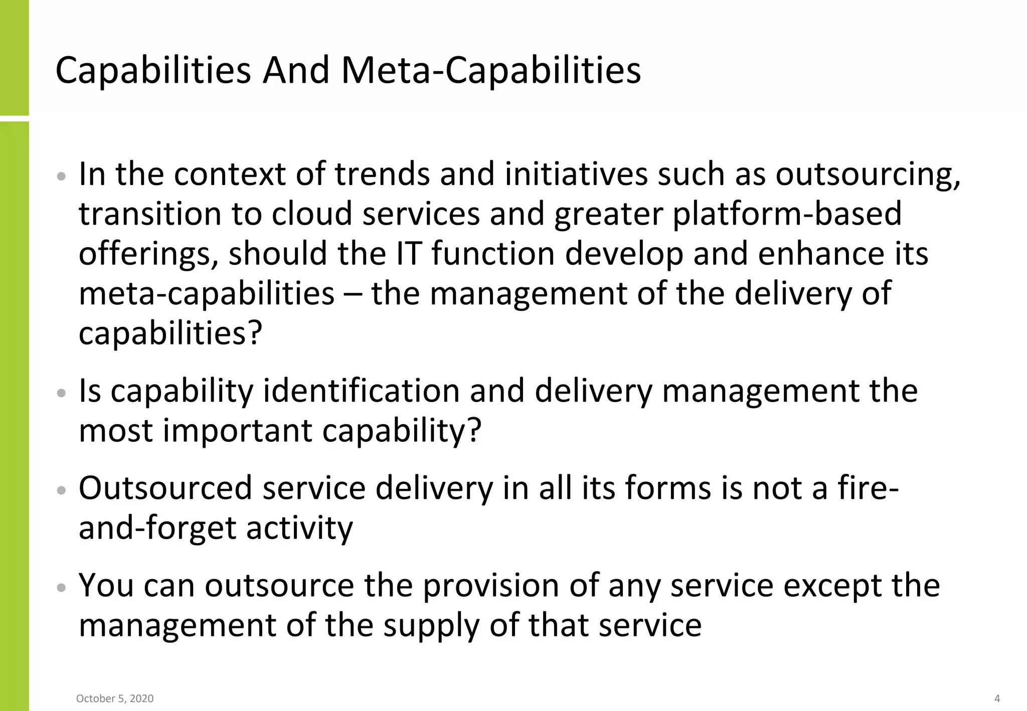 Review of Information Technology Function Critical Capability Models | PPT