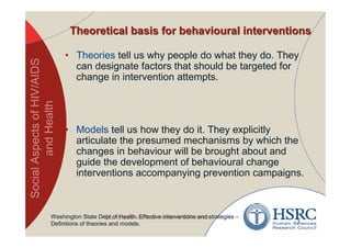 Review Of Interventions For Changing Behaviours | PDF