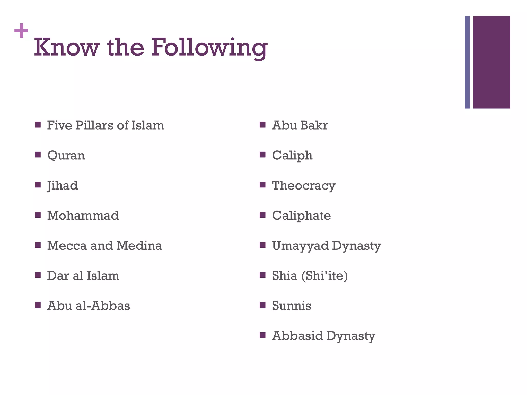 Review Of Islam | PPT