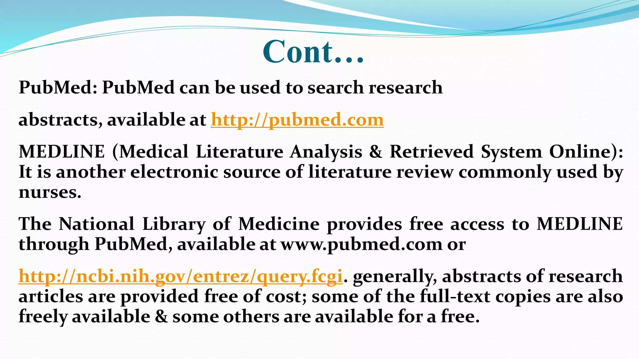 Review of Literature | PPTX