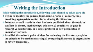 Review of Literature | PPTX