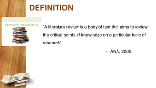 Review of Literature | PPTX