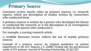Review of Literature.pptxjsnsbhssjsnshjsb | PPTX