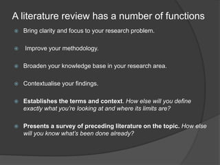 Review of literature | PPTX