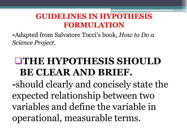 Review of Literature, Hypothesis and Conceptual framework | PPTX | Chemistry | Science