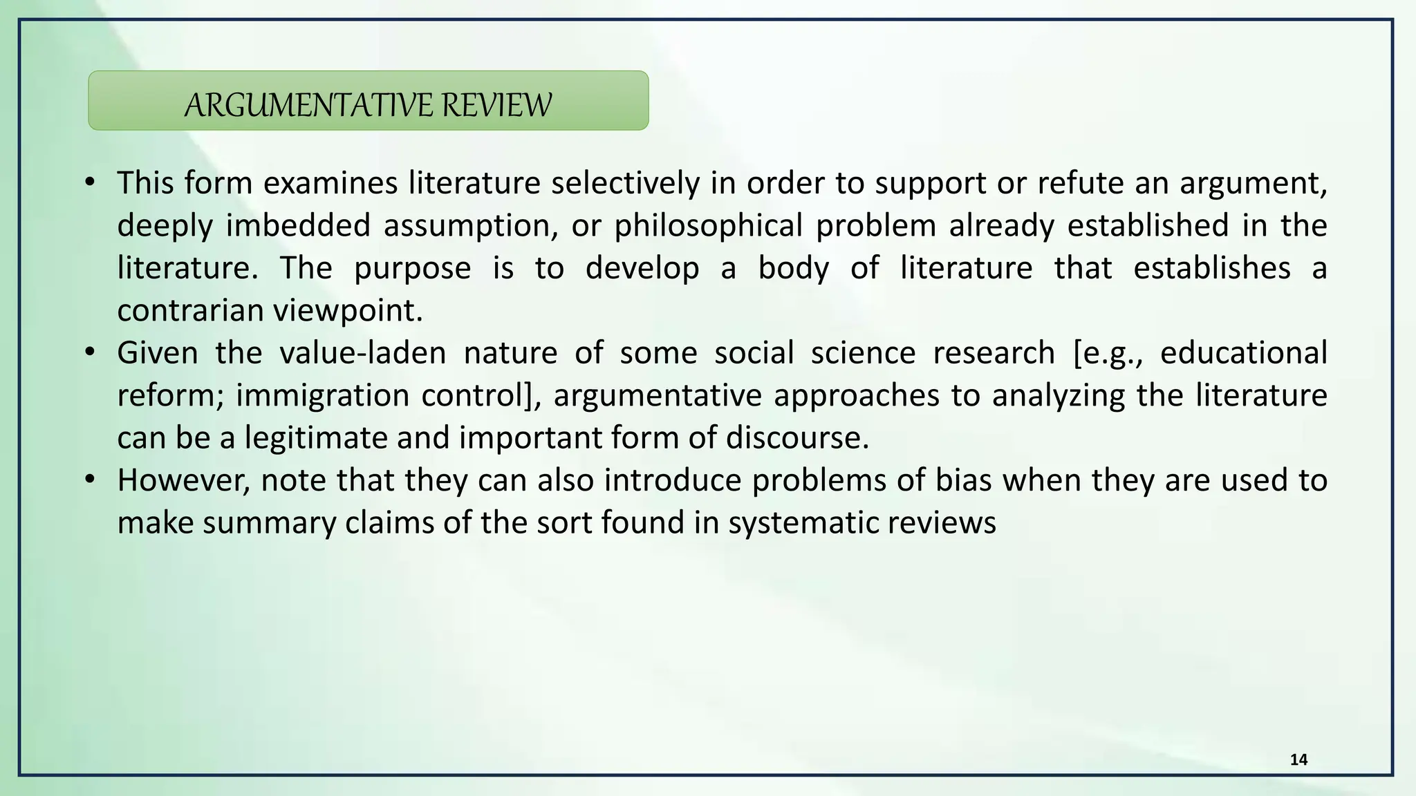 Review of literature final research methodology | PPTX
