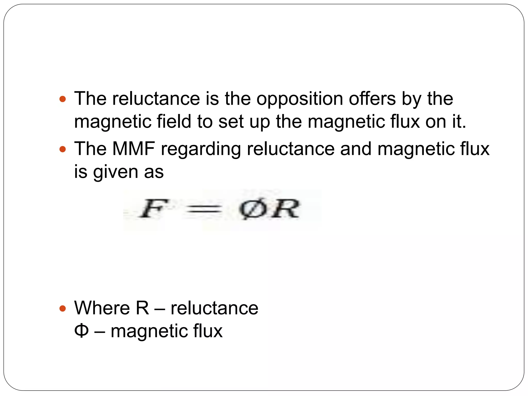 Review of magnetic circuits | PPTX