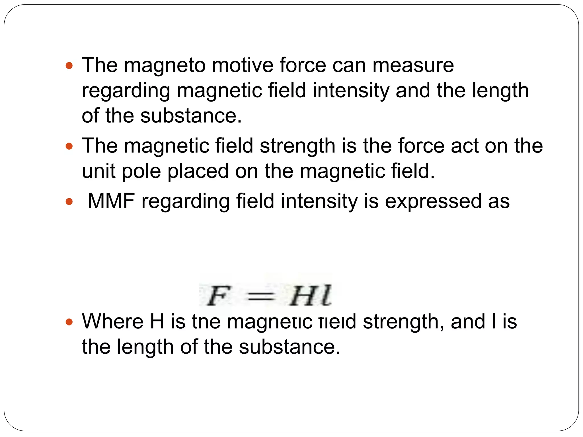 Review of magnetic circuits | PPTX
