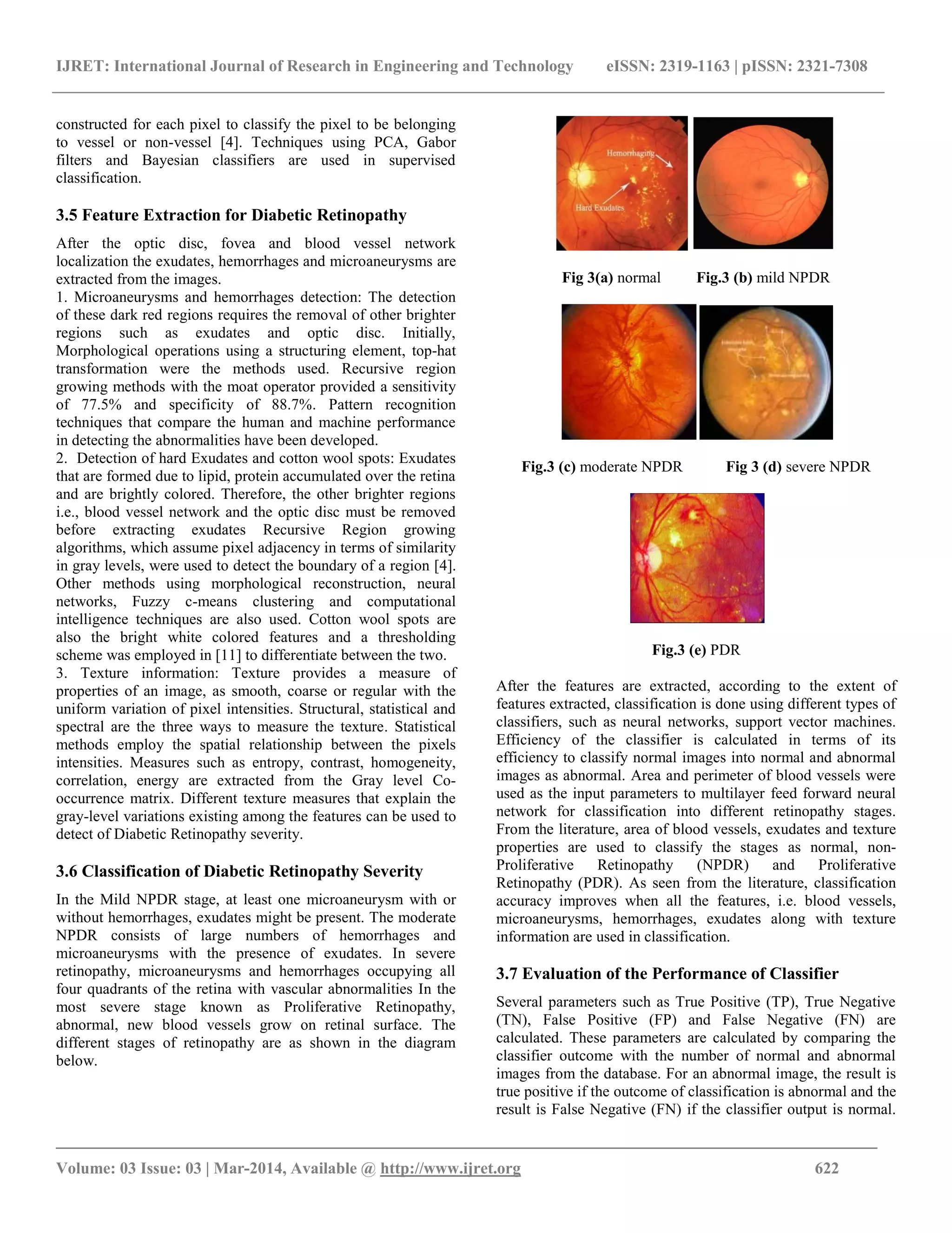 Review Of Methods For Diabetic Retinopathy Detection And Severity