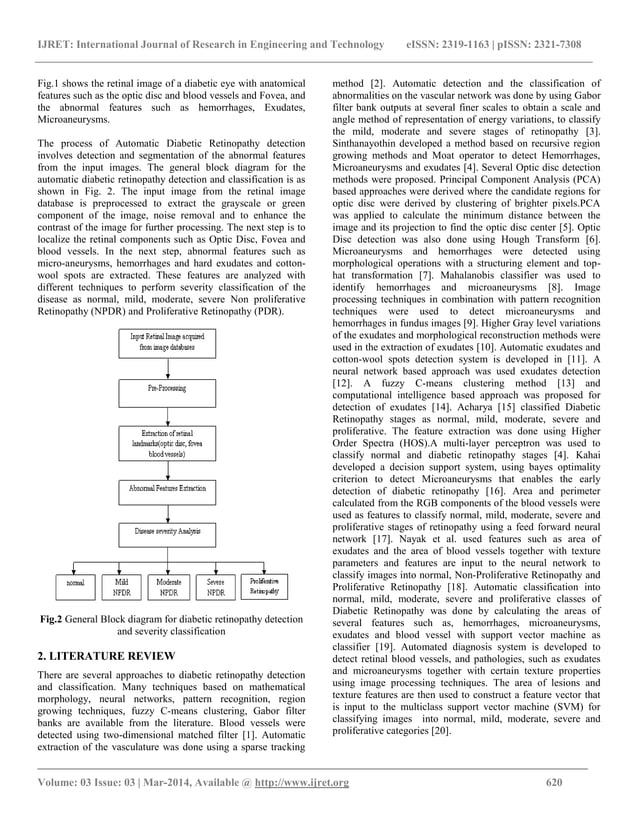 Review of methods for diabetic retinopathy detection and severity ...