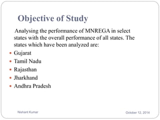 Review of mnrega in india | PPTX