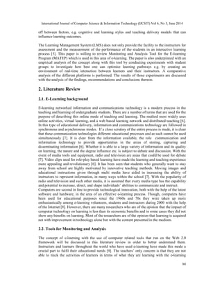 Review of monitoring tools for e learning platforms | PDF | Internet ...