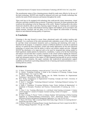 Review of monitoring tools for e learning platforms | PDF